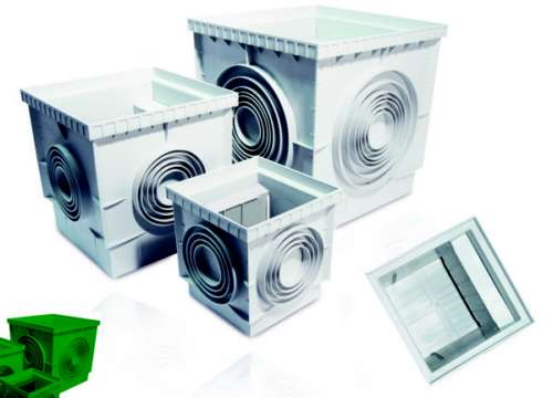 Drain Pipes & Fittings: Drain Box + Lid