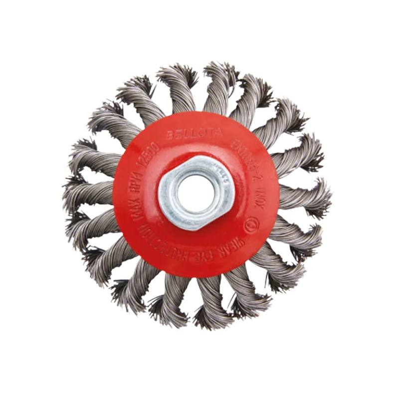 General Hardware: Steel Conical Wheel Brush M14