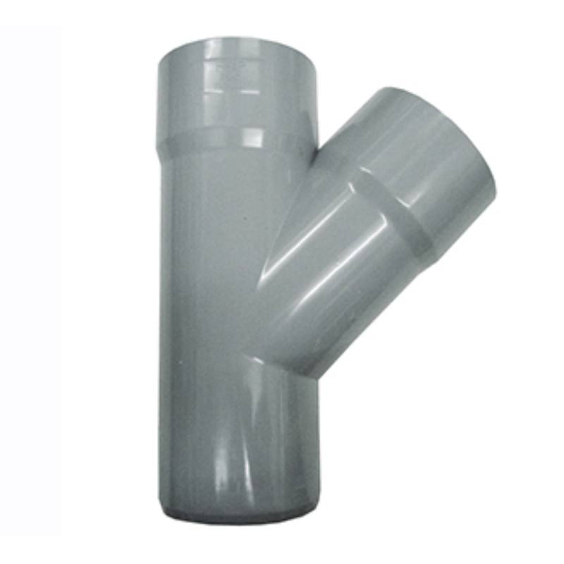 Drain Pipes & Fittings: Yee PVC 32mm Grey
